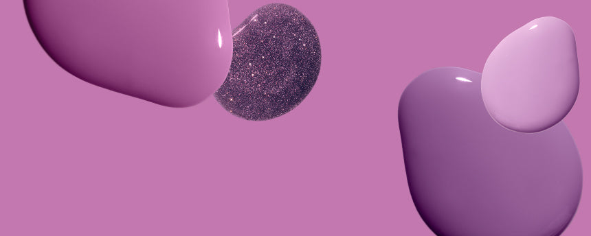 Vernis semi-permanent violet, press-ons & Gel Nail Stickers | Pink Gellac