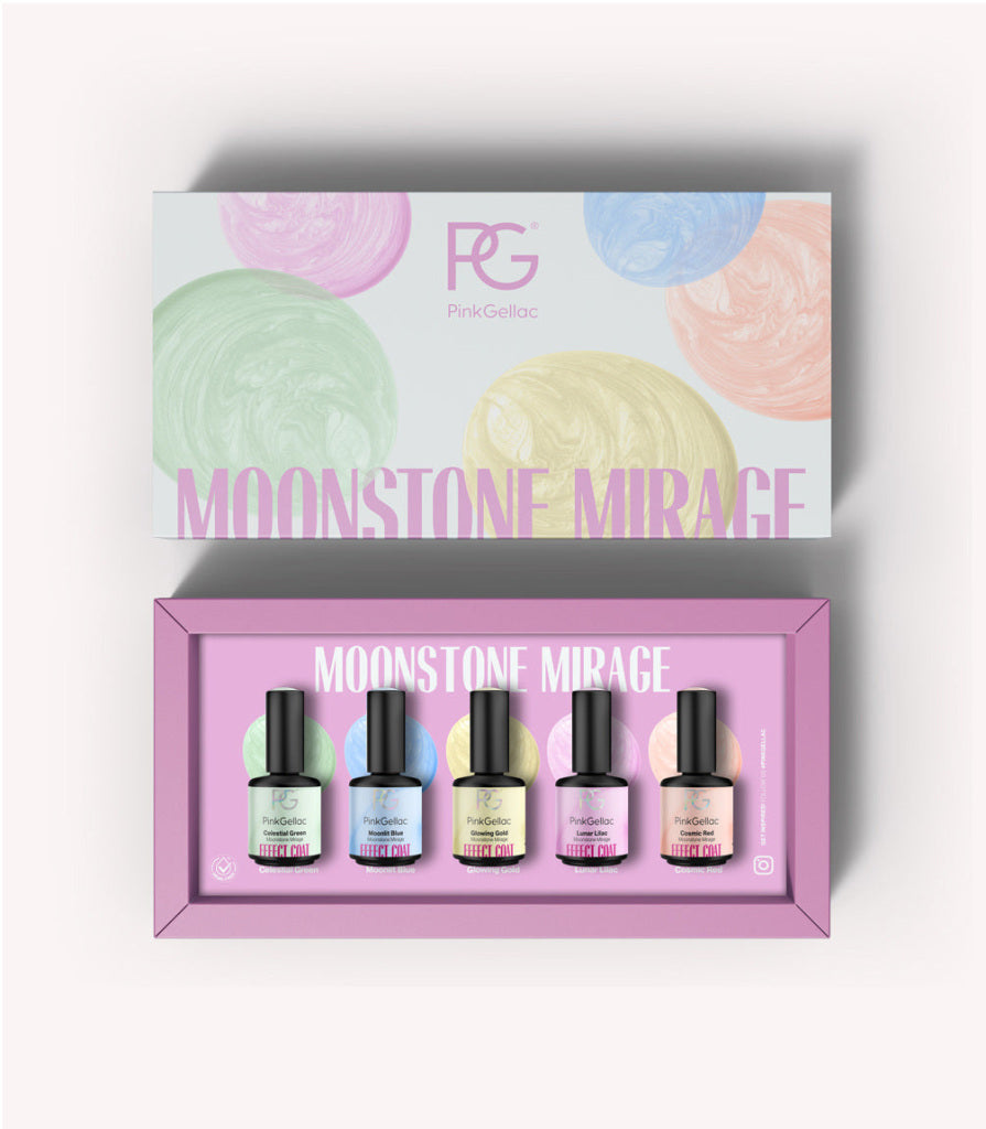 Moonstone Mirage Set | Effect Coats | Pink Gellac