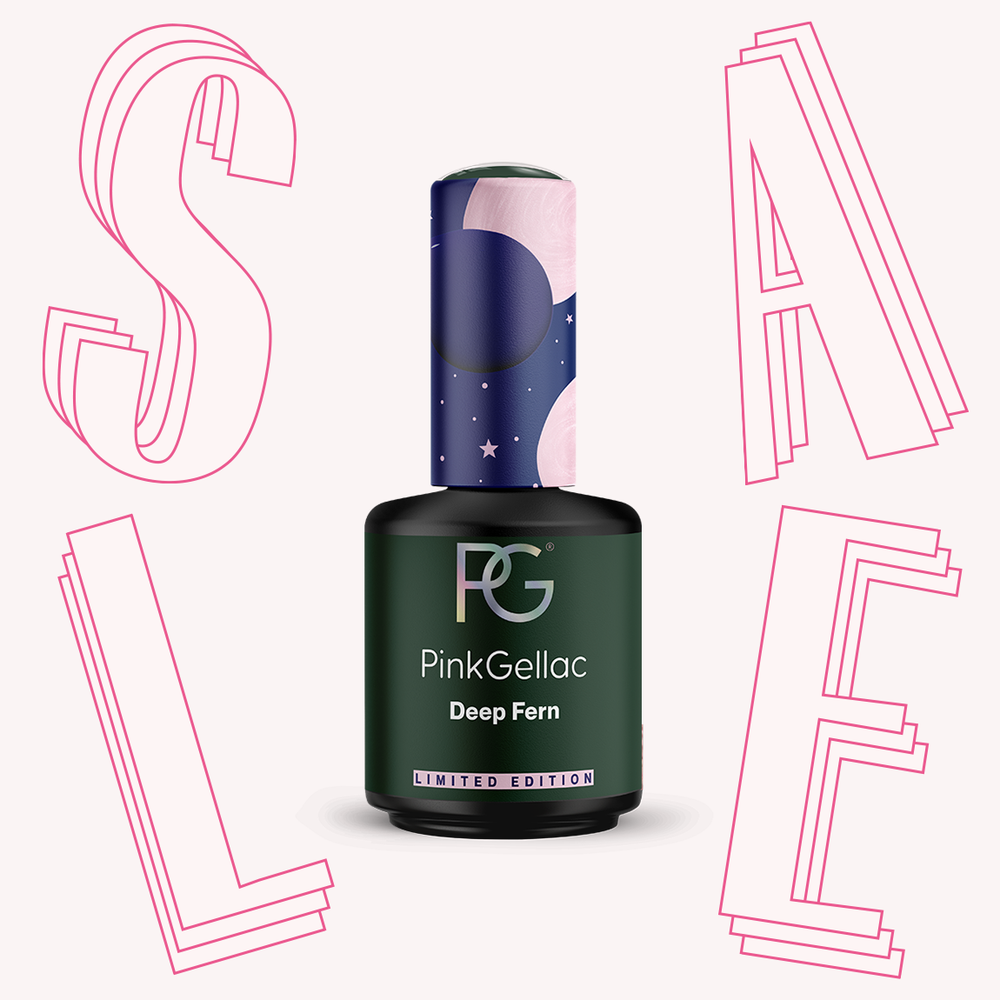 Deep Fern | Dark Green Gel Polish | Pink Gellac