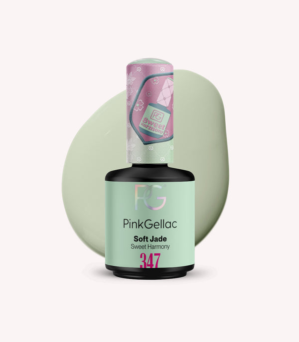 347 Soft Jade - Mint Groene Gellak - Pink Gellac
