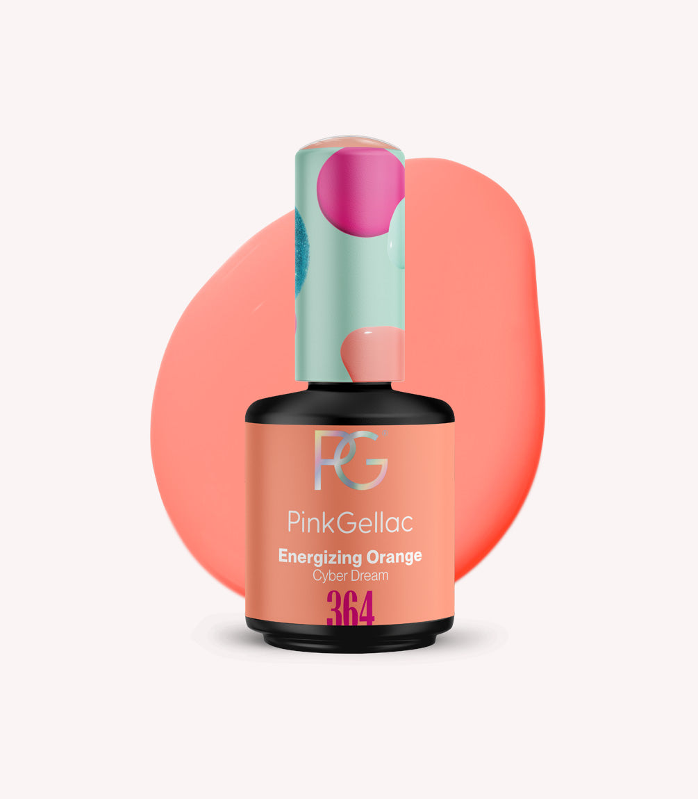 364 Energizing Orange - Oranje Gellak - Pink Gellac