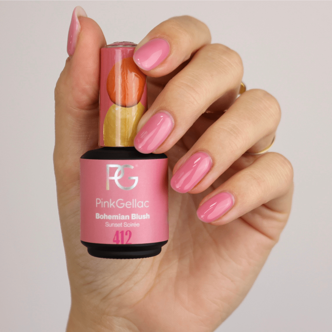 412 Bohemian Pink - Roze Gellak - Pink Gellac