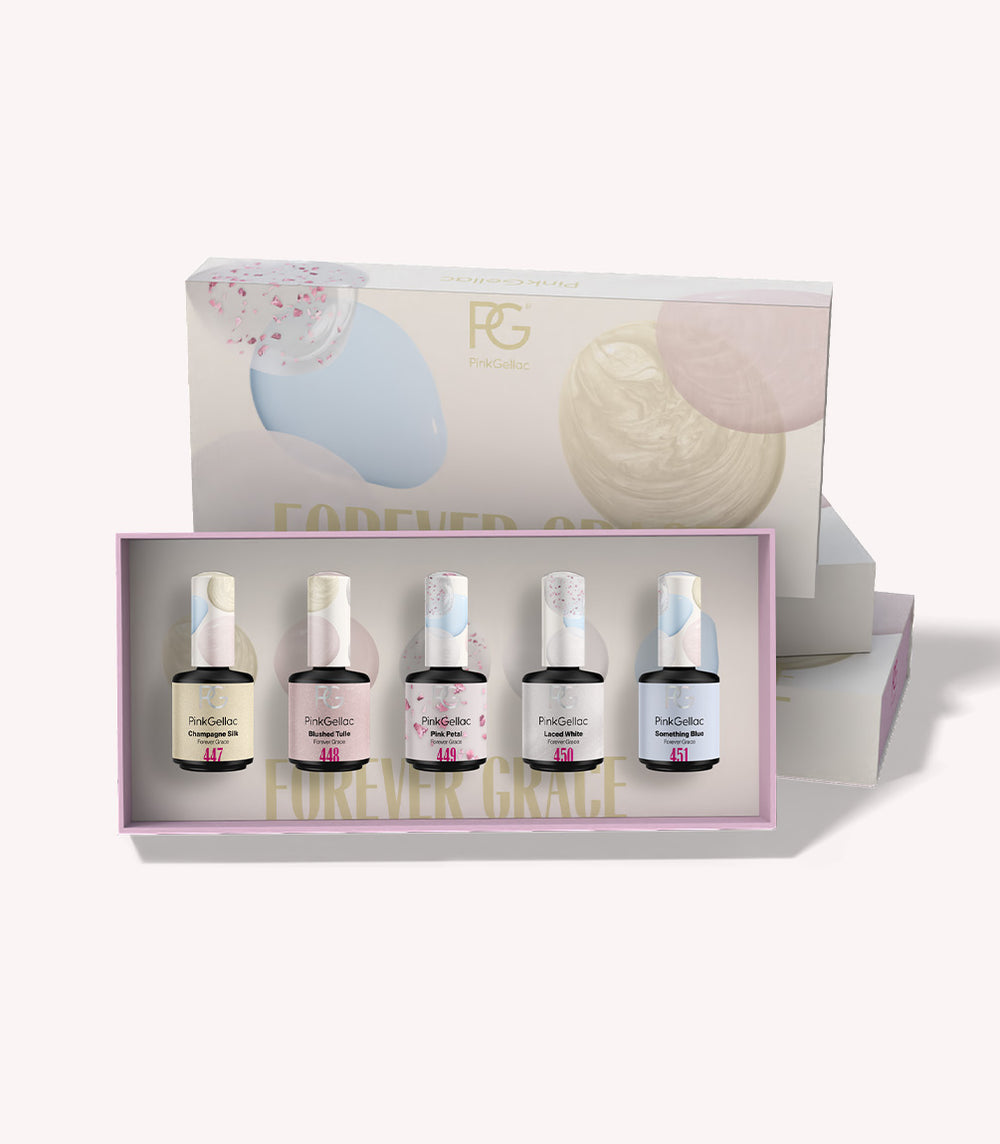 Forever Grace Set | Wedding Gellak Kleuren Collectie Set | Pink Gellac