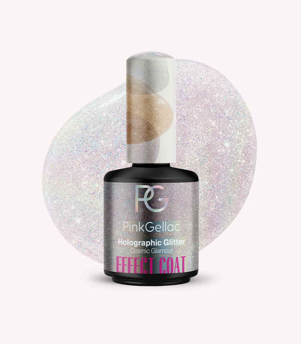 Holographic Glitter | Effect Coats | Pink Gellac